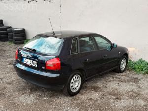 Blue Audi A3 1999 in Riga, with an engine capacity of 1.60 L and mileage of 212 thousand km for 890 €, photo 6 on AUTOMOTO.COM.LV