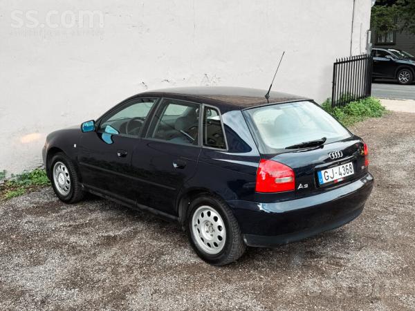 Ауди А3 1999 в Рига на AUTOMOTO.COM.LV Синий Ауди А3 1999 в Рига, объемом двигателя 1.60 л и пробегом 212 тыс. км за 890 €, фото 7 на AUTOMOTO.COM.LV