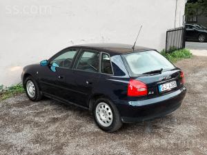 Blue Audi A3 1999 in Riga, with an engine capacity of 1.60 L and mileage of 212 thousand km for 890 €, photo 7 on AUTOMOTO.COM.LV
