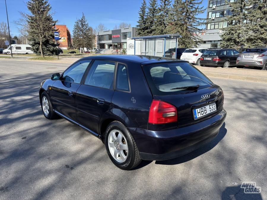 Blue Audi A3 2000 in Vilnius, with an engine capacity of 1.90 L and mileage of 300 thousand km for 640 €, photo 7 on AUTOMOTO.COM.LV