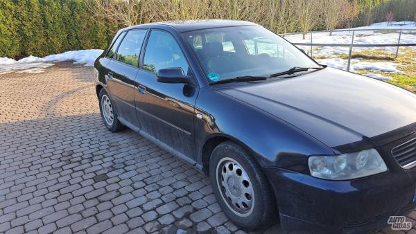 Zils Audi A3 2000 Kauņa, ar dzinēja tilpumu 1.60 L un nobraukumu 263 tūkst. km par 500 €, foto 3 vietnē AUTOMOTO.COM.LV