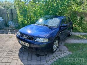 Zils Audi A3 2000 Jūrmala, ar dzinēja tilpumu 1.60 L un nobraukumu 260 tūkst. km par 500 €, foto  vietnē AUTOMOTO.COM.LV