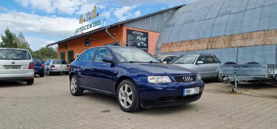 Blue Audi A3 2000 in Valmiera, with an engine capacity of 1.60 L and mileage of 294 thousand km for 1250 €, photo 1 on AUTOMOTO.COM.LV