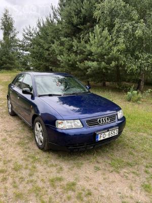 Zils Audi A3 2000 Rīga, ar dzinēja tilpumu 1.80 L un nobraukumu 213 tūkst. km par 1850 €, foto  vietnē AUTOMOTO.COM.LV