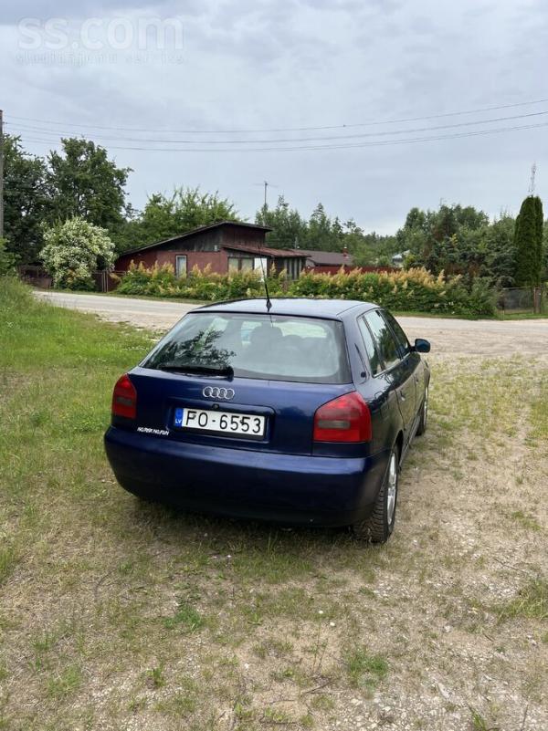 Синий Ауди А3 2000 в Рига, объемом двигателя 1.80 л и пробегом 213 тыс. км за 1850 €, фото 3 на AUTOMOTO.COM.LV