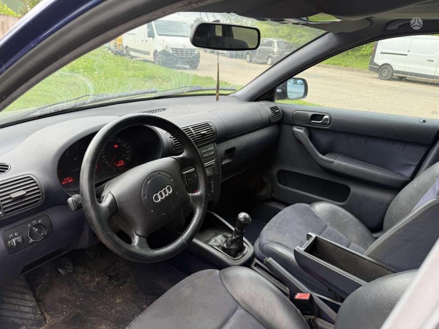 Blue Audi A3 2000 in Vilnius, with an engine capacity of 1.80 L and mileage of 250 thousand km for 2000 €, photo 8 on AUTOMOTO.COM.LV