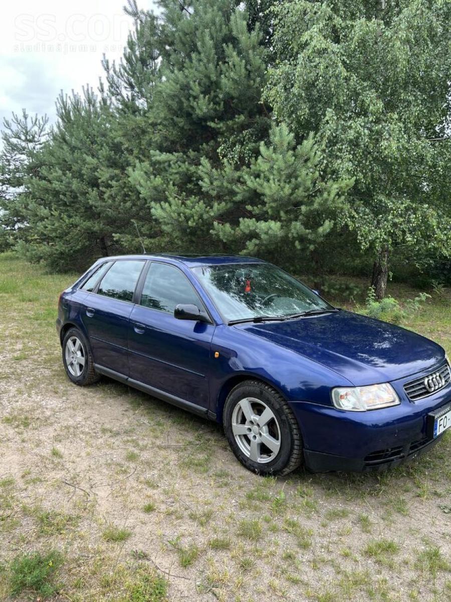 Blue Audi A3 2000 in Riga, with an engine capacity of 1.80 L and mileage of 213 thousand km for 1650 €, photo 11 on AUTOMOTO.COM.LV