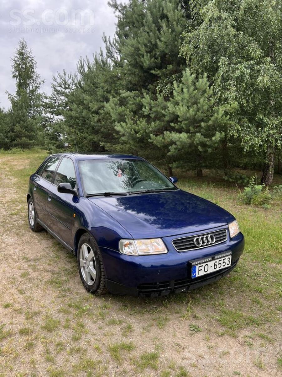 Blue Audi A3 2000 in Riga, with an engine capacity of 1.80 L and mileage of 213 thousand km for 1650 €, photo 12 on AUTOMOTO.COM.LV