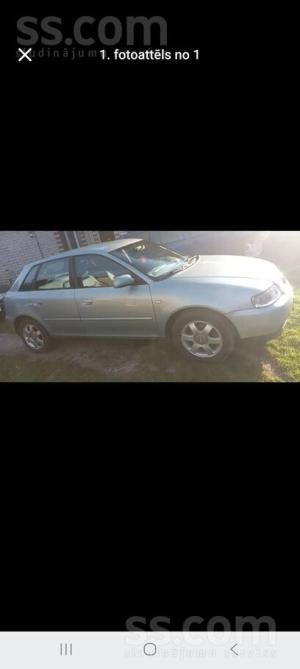 Blue Audi A3 2000 in Jekabpils, with an engine capacity of 1.90 L and mileage of 378 thousand km for 1100 €, photo 8 on AUTOMOTO.COM.LV