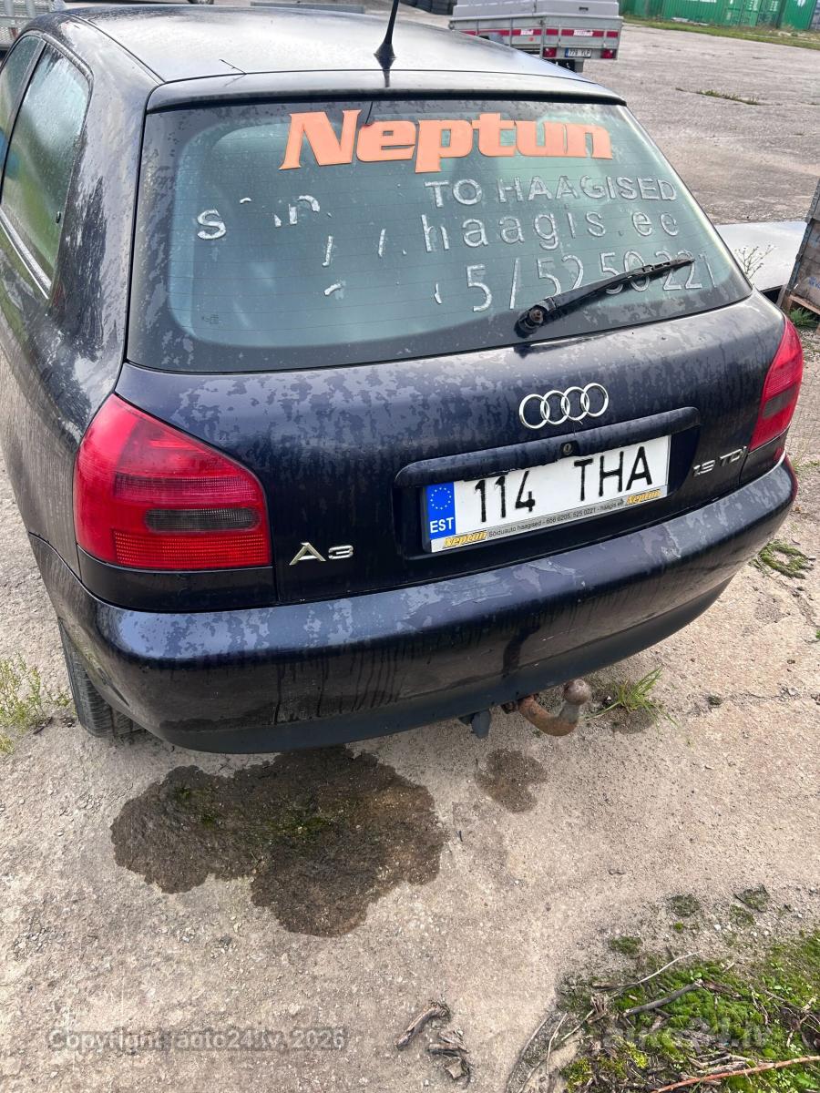 Zils Audi A3 2000 Tallina, ar dzinēja tilpumu 1.90 L un nobraukumu 0 tūkst. km par 450 €, foto 3 vietnē AUTOMOTO.COM.LV