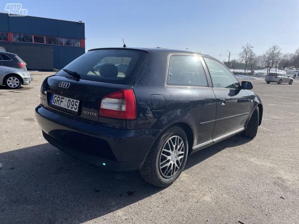 Blue Audi A3 2001 in Utena, with an engine capacity of 1.90 L and mileage of 267 thousand km for 1500 €, photo 4 on AUTOMOTO.COM.LV