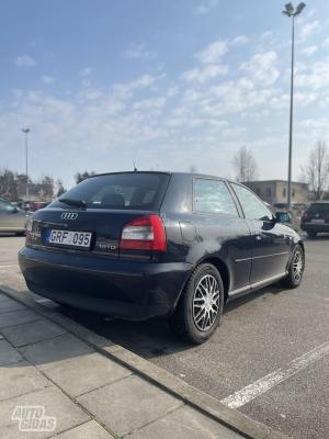 Blue Audi A3 2001 in Utena, with an engine capacity of 1.90 L and mileage of 267 thousand km for 1500 €, photo 6 on AUTOMOTO.COM.LV