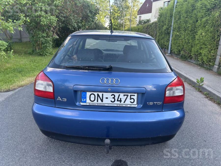 Zils Audi A3 2001 Rīga, ar dzinēja tilpumu 1.90 L un nobraukumu 412 tūkst. km par 2690 €, foto 7 vietnē AUTOMOTO.COM.LV