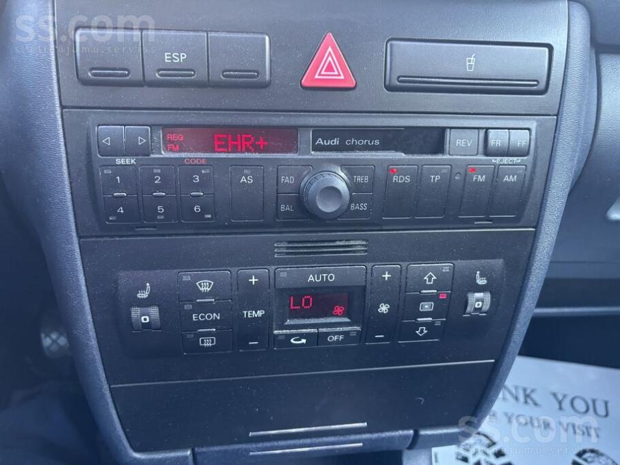 Zils Audi A3 2001 Rīga, ar dzinēja tilpumu 1.90 L un nobraukumu 412 tūkst. km par 2690 €, foto 16 vietnē AUTOMOTO.COM.LV