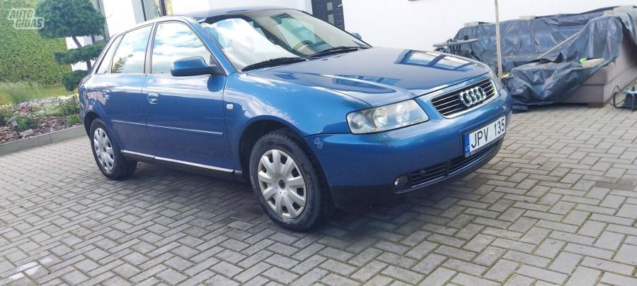 Blue Audi A3 2001 in Vilnius, with an engine capacity of 1.90 L and mileage of 311 thousand km for 1100 €, photo 1 on AUTOMOTO.COM.LV