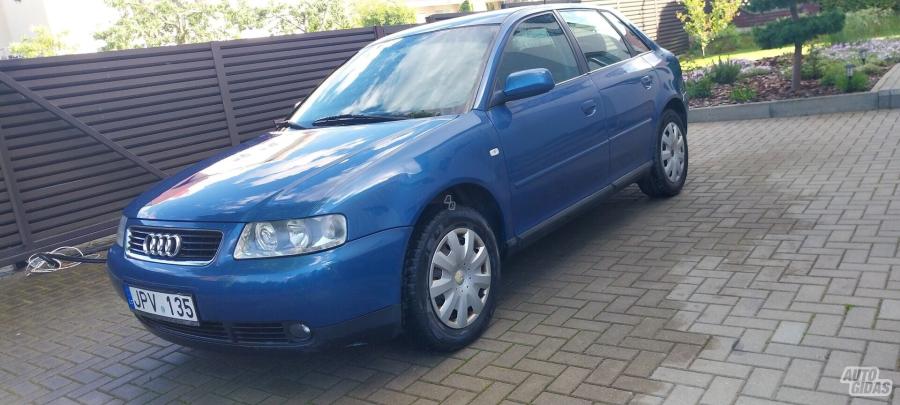Blue Audi A3 2001 in Vilnius, with an engine capacity of 1.90 L and mileage of 311 thousand km for 1100 €, photo 10 on AUTOMOTO.COM.LV