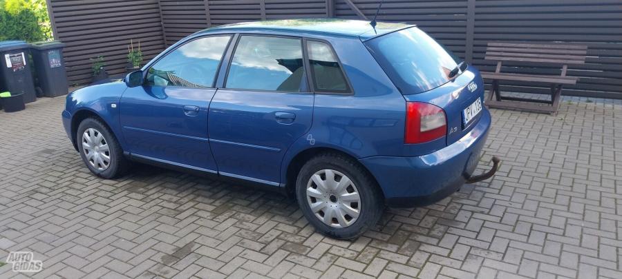 Blue Audi A3 2001 in Vilnius, with an engine capacity of 1.90 L and mileage of 311 thousand km for 1100 €, photo 11 on AUTOMOTO.COM.LV