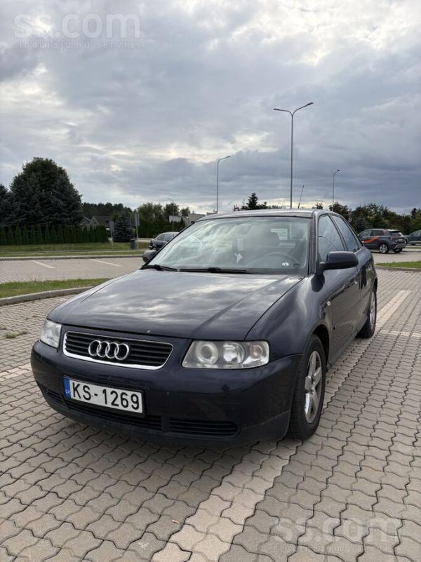 Blue Audi A3 2001 in Riga, with an engine capacity of 1.90 L and mileage of 356 thousand km for 1300 €, photo 1 on AUTOMOTO.COM.LV