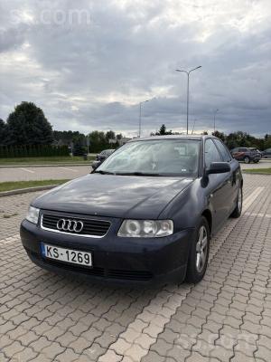 Blue Audi A3 2001 in Riga, with an engine capacity of 1.90 L and mileage of 356 thousand km for 1300 €, photo  on AUTOMOTO.COM.LV