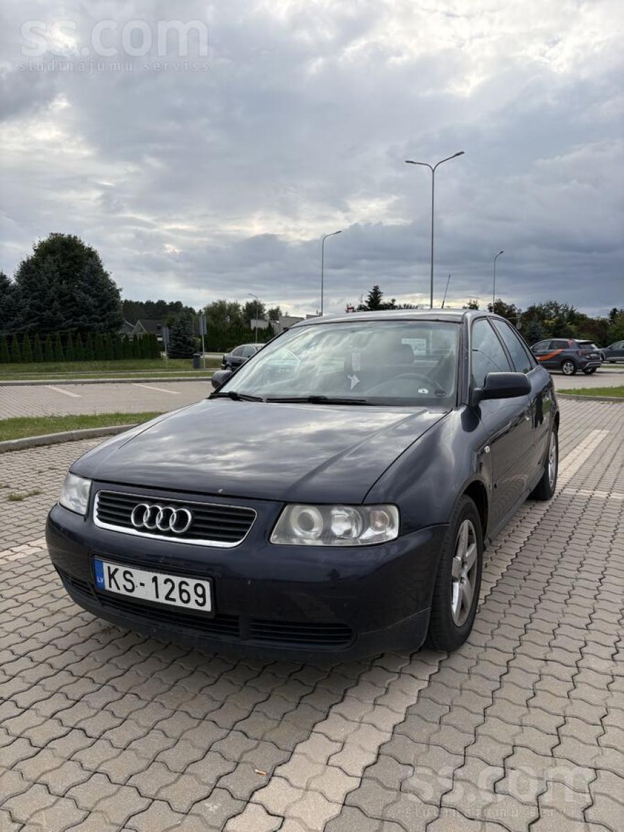 Blue Audi A3 2001 in Riga, with an engine capacity of 1.90 L and mileage of 356 thousand km for 1300 €, photo 1 on AUTOMOTO.COM.LV