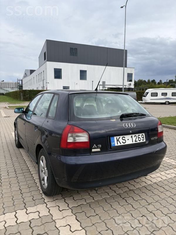 Blue Audi A3 2001 in Riga, with an engine capacity of 1.90 L and mileage of 356 thousand km for 1300 €, photo 6 on AUTOMOTO.COM.LV