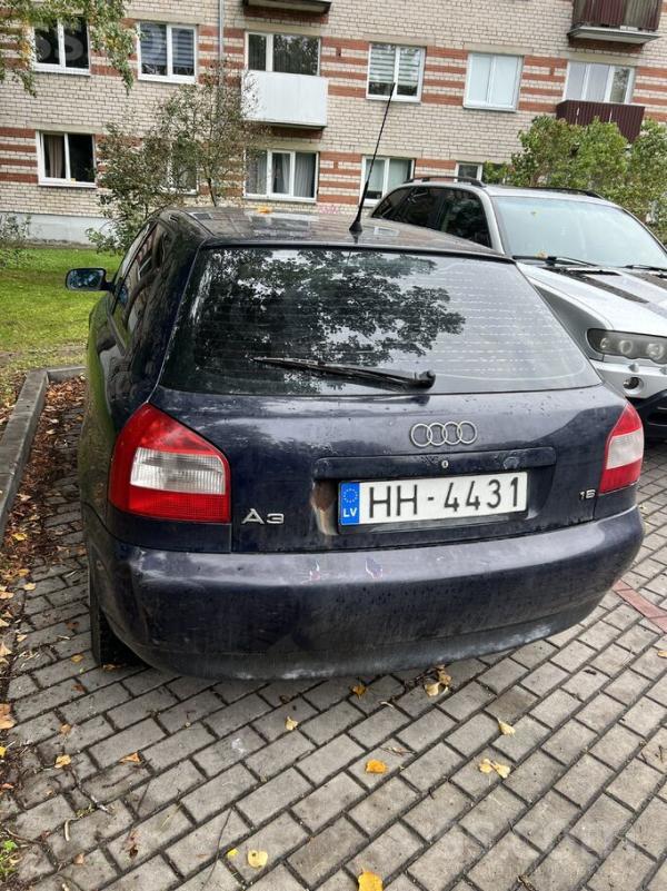 Blue Audi A3 2001 in Jurmala, with an engine capacity of 1.60 L and mileage of 340 thousand km for 530 €, photo 3 on AUTOMOTO.COM.LV
