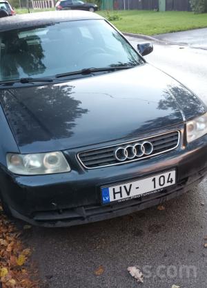 Blue Audi A3 2001 in Riga, with an engine capacity of 1.60 L and mileage of 265 thousand km for 400 €, photo  on AUTOMOTO.COM.LV