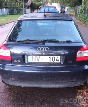Zils Audi A3 2001 Rīga, ar dzinēja tilpumu 1.60 L un nobraukumu 265 tūkst. km par 400 €, foto 4 vietnē AUTOMOTO.COM.LV