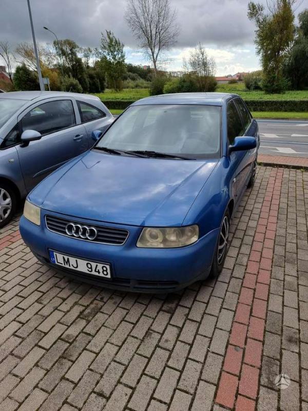 Blue Audi A3 2002 in Klaipeda, with an engine capacity of 1.90 L and mileage of 420 thousand km for 1200 €, photo 1 on AUTOMOTO.COM.LV