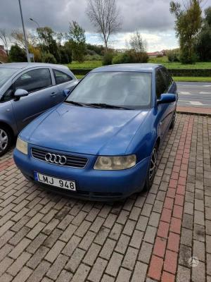 Blue Audi A3 2002 in Klaipeda, with an engine capacity of 1.90 L and mileage of 420 thousand km for 1200 €, photo  on AUTOMOTO.COM.LV