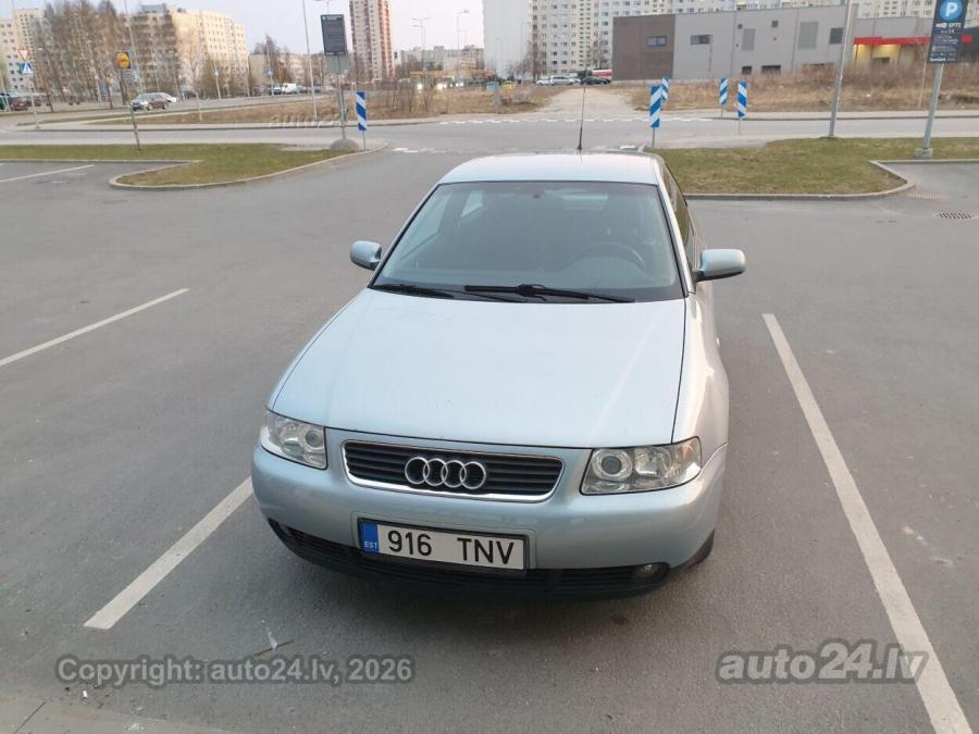 Blue Audi A3 2002 in Tallinn, with an engine capacity of 1.60 L and mileage of 273 thousand km for 2100 €, photo 1 on AUTOMOTO.COM.LV