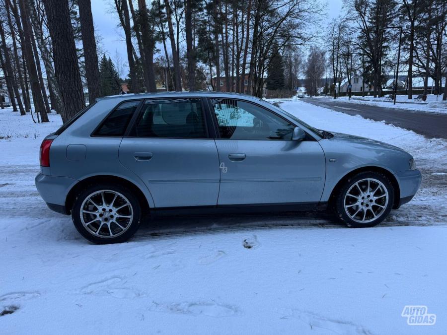 Blue Audi A3 2002 in Alytus, with an engine capacity of 1.80 L and mileage of 183 thousand km for 2150 €, photo 7 on AUTOMOTO.COM.LV