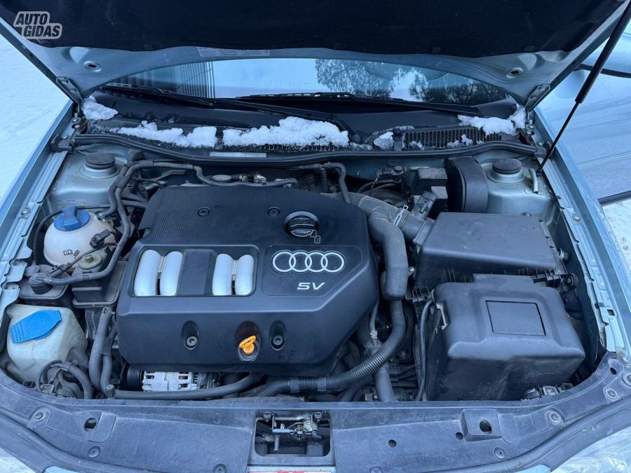 Blue Audi A3 2002 in Alytus, with an engine capacity of 1.80 L and mileage of 183 thousand km for 2150 €, photo 10 on AUTOMOTO.COM.LV