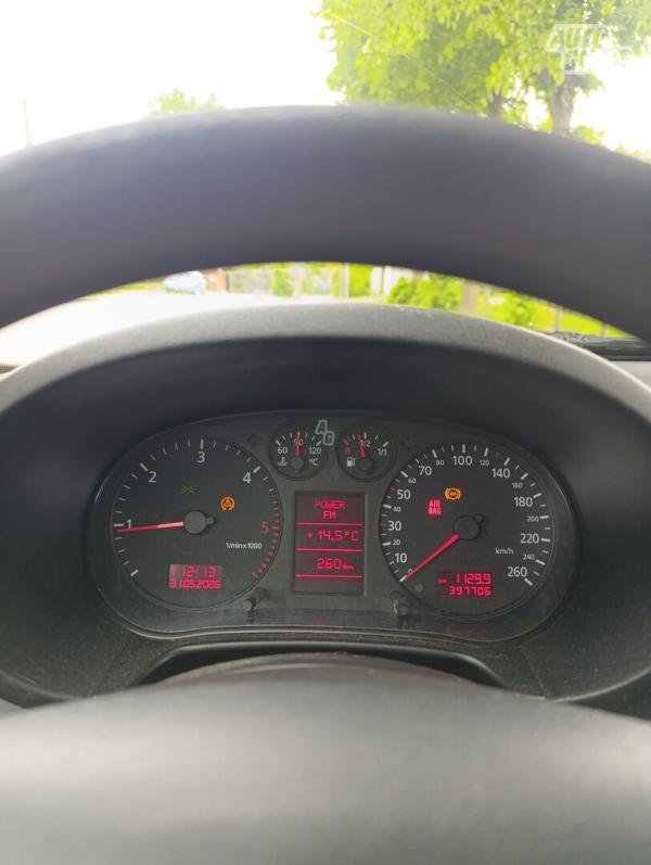 Blue Audi A3 2002 in Panevezys, with an engine capacity of 1.90 L and mileage of 400 thousand km for 580 €, photo 8 on AUTOMOTO.COM.LV