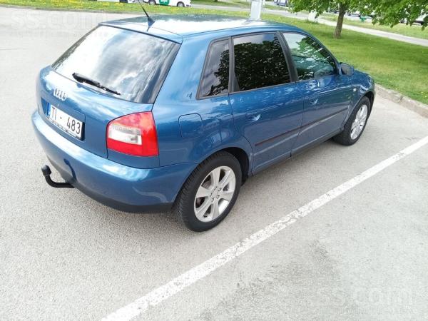 Синий Ауди А3 2002 в Рига, объемом двигателя 1.90 л и пробегом 303 тыс. км за 3600 €, фото 4 на AUTOMOTO.COM.LV