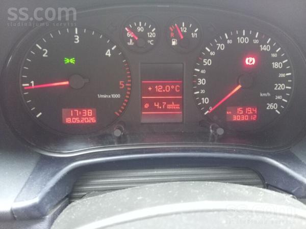 Синий Ауди А3 2002 в Рига, объемом двигателя 1.90 л и пробегом 303 тыс. км за 3600 €, фото 9 на AUTOMOTO.COM.LV