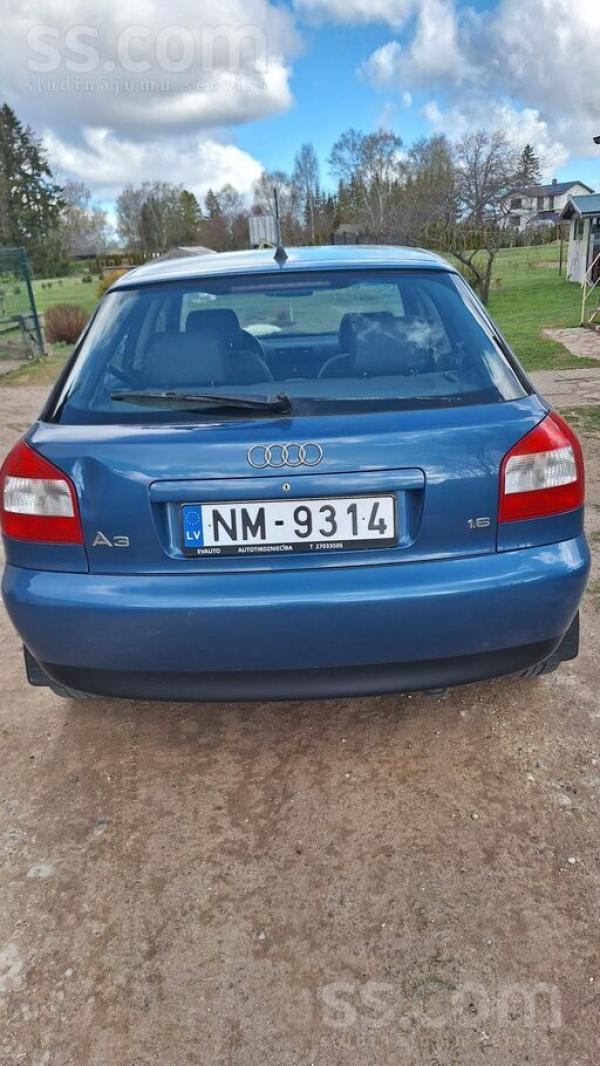 Zils Audi A3 2002 Tukums, ar dzinēja tilpumu 1.60 L un nobraukumu 191 tūkst. km par 1800 €, foto 3 vietnē AUTOMOTO.COM.LV