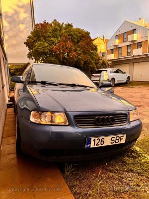 Zils Audi A3 2002 Tallina, ar dzinēja tilpumu 1.80 L un nobraukumu 331 tūkst. km par 2999 €, foto  vietnē AUTOMOTO.COM.LV
