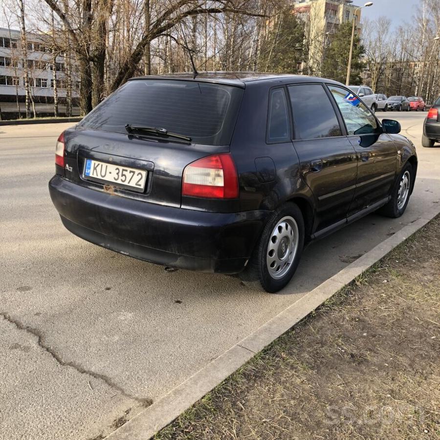 Blue Audi A3 2002 in Riga, with an engine capacity of 1.90 L and mileage of 364 thousand km for 350 €, photo 6 on AUTOMOTO.COM.LV