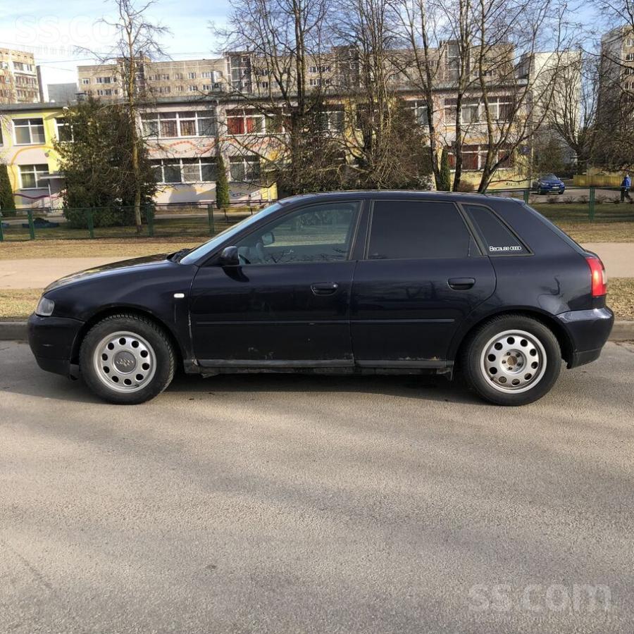 Blue Audi A3 2002 in Riga, with an engine capacity of 1.90 L and mileage of 364 thousand km for 350 €, photo 8 on AUTOMOTO.COM.LV