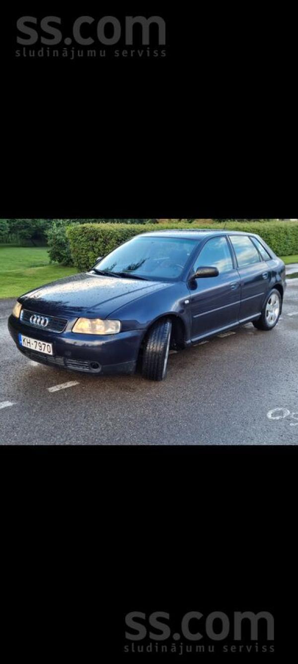 Blue Audi A3 2002 in Bauska, with an engine capacity of 1.90 L and mileage of 0 thousand km for 1399 €, photo 1 on AUTOMOTO.COM.LV