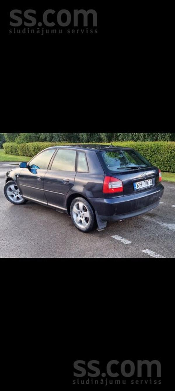 Blue Audi A3 2002 in Bauska, with an engine capacity of 1.90 L and mileage of 0 thousand km for 1399 €, photo 2 on AUTOMOTO.COM.LV