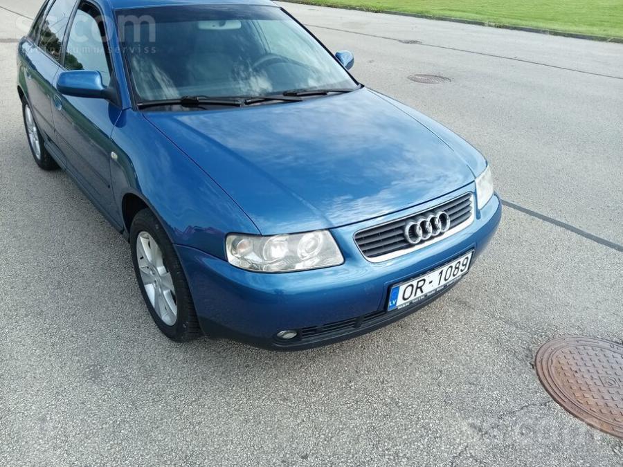 Blue Audi A3 2002 in Riga, with an engine capacity of 1.90 L and mileage of 306 thousand km for 3250 €, photo 1 on AUTOMOTO.COM.LV