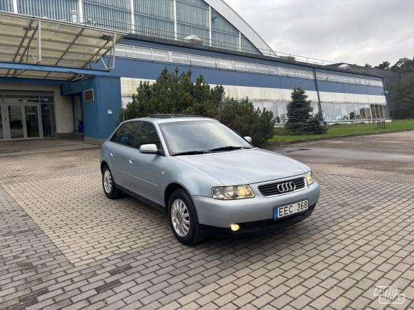 Blue Audi A3 2002 in Vilnius, with an engine capacity of 1.80 L and mileage of 198 thousand km for 1550 €, photo 4 on AUTOMOTO.COM.LV