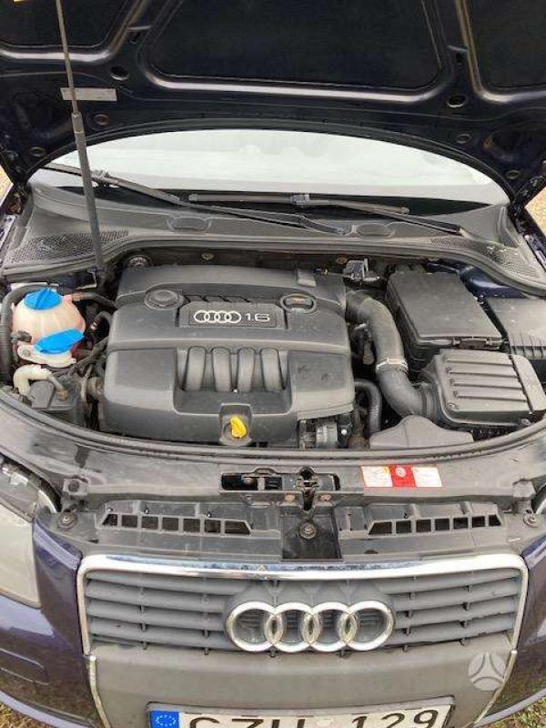 Zils Audi A3 2003 Viļņa, ar dzinēja tilpumu 1.60 L un nobraukumu 231 tūkst. km par 1500 €, foto 4 vietnē AUTOMOTO.COM.LV