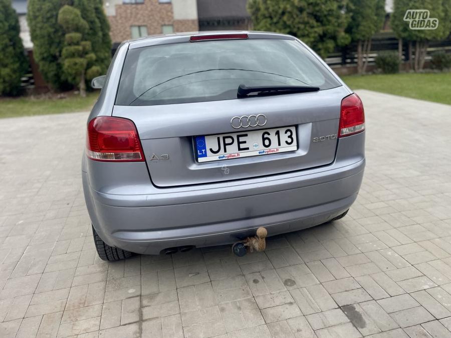 Blue Audi A3 2003 in Vilnius, with an engine capacity of 2.00 L and mileage of 397 thousand km for 2000 €, photo 11 on AUTOMOTO.COM.LV