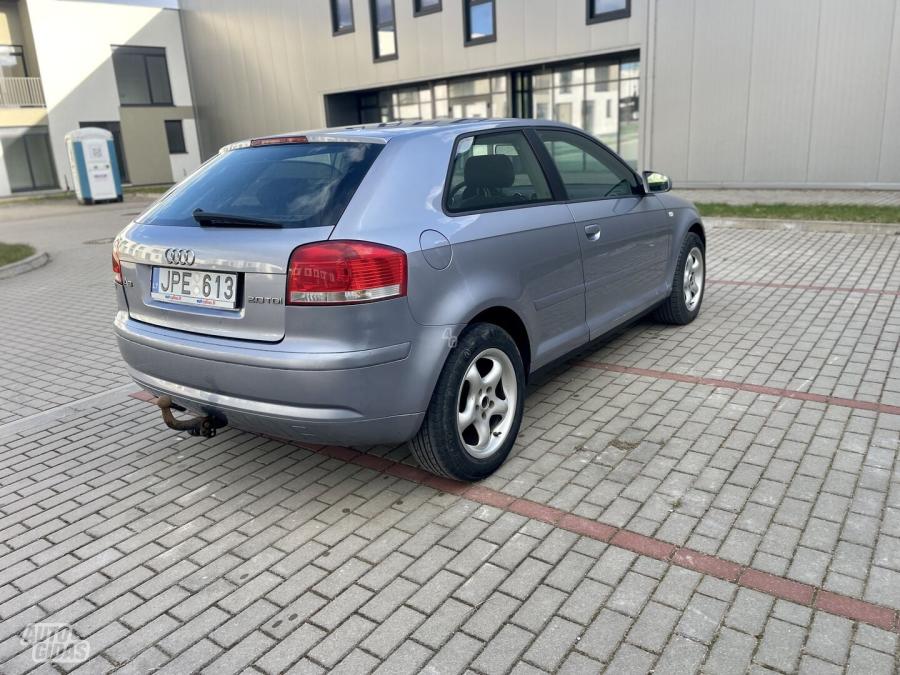 Blue Audi A3 2003 in Vilnius, with an engine capacity of 2.00 L and mileage of 397 thousand km for 2000 €, photo 3 on AUTOMOTO.COM.LV
