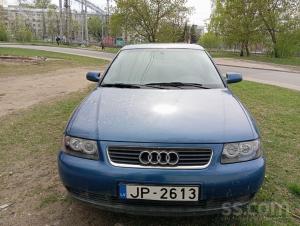 Zils Audi A3 2003 Rīga, ar dzinēja tilpumu 1.90 L un nobraukumu 333 tūkst. km par 950 €, foto  vietnē AUTOMOTO.COM.LV