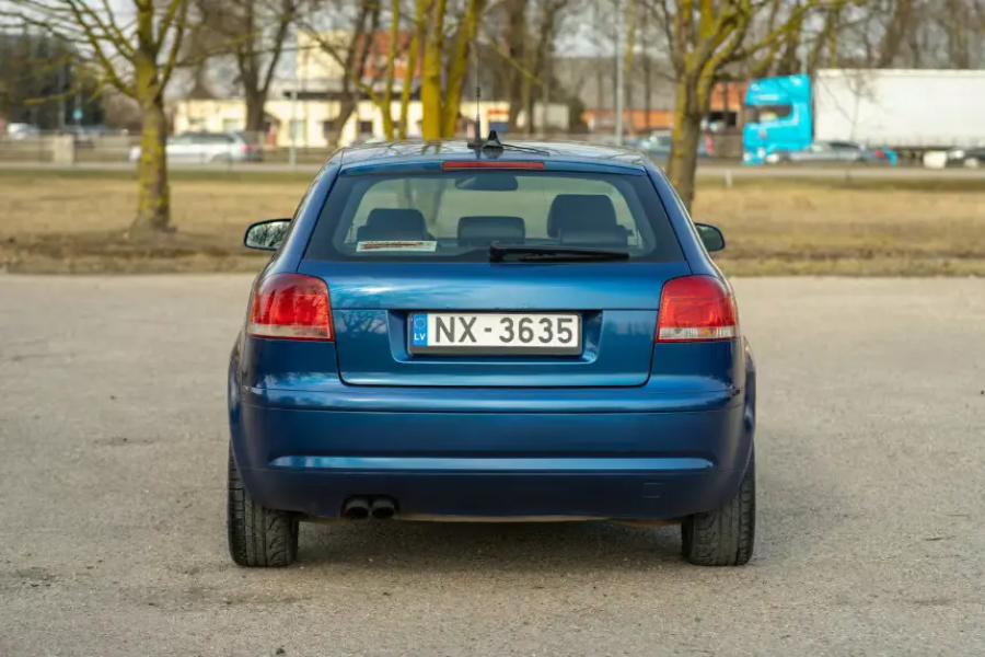Zils Audi A3 2003 Liepāja, ar dzinēja tilpumu 2.00 L un nobraukumu 311 tūkst. km par 2200 €, foto 4 vietnē AUTOMOTO.COM.LV