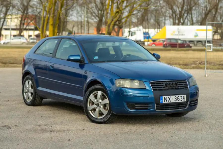 Zils Audi A3 2003 Liepāja, ar dzinēja tilpumu 2.00 L un nobraukumu 311 tūkst. km par 2200 €, foto 6 vietnē AUTOMOTO.COM.LV
